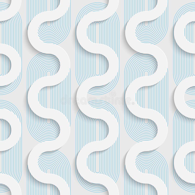 Seamless Volume Pattern. Abstract Technology Background Stock Vector ...