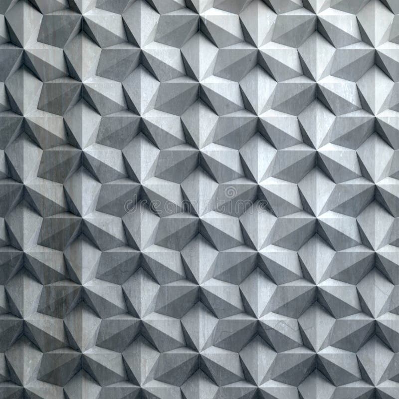 Seamless Wall Panels 3d Background Stock Illustration - Illustration of ...