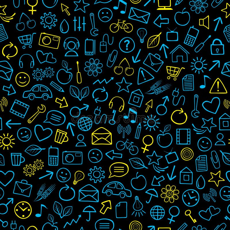 Seamless Wallpaper stock vector. Illustration of office - 11542207