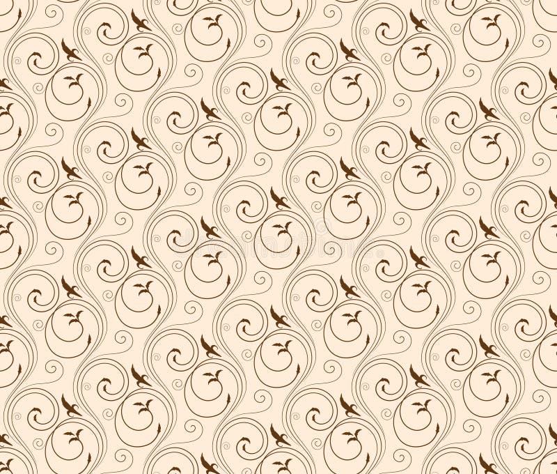 Seamless wallpaper stock vector. Illustration of baroque - 13702537