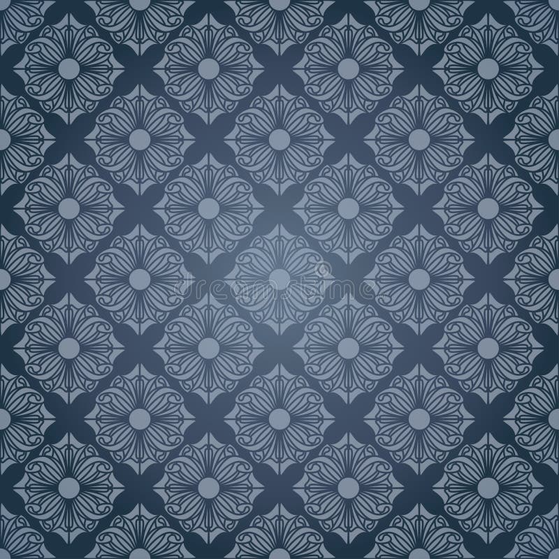 Seamless wallpaper stock vector. Illustration of fashioned - 29179124