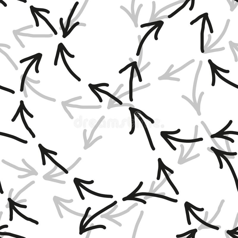 Seamless arrow pattern stock vector. Illustration of wallpaper - 100604444