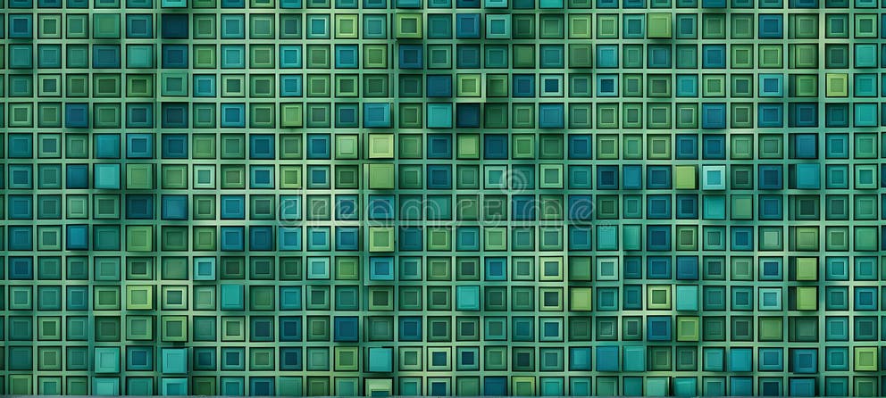 Abstract Seamless Composition of an Array of Interlocking Squares Stock ...