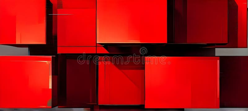 Abstract Seamless Composition of an Array of Interlocking Squares Stock ...