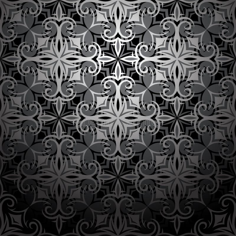 Seamless Wallpaper Ornament Stock Vector - Illustration of abstract ...