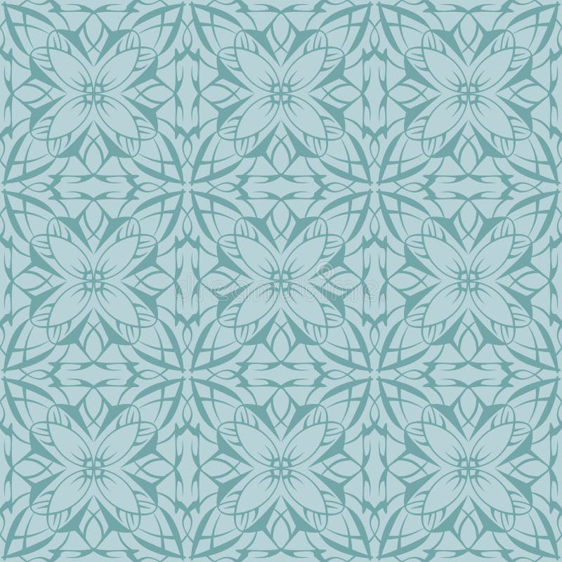 Seamless Modern Wallpaper Pattern Stock Illustration - Illustration of ...