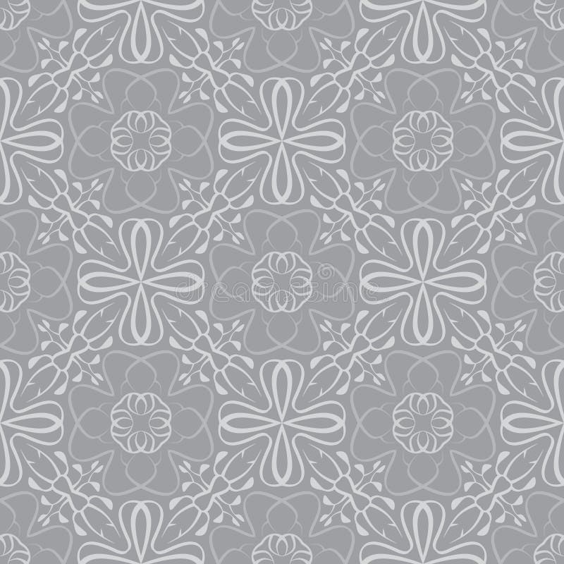 Seamless Modern Wallpaper Pattern Stock Illustration - Illustration of ...