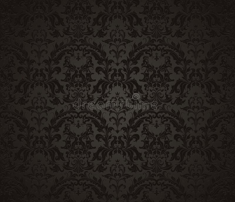 Seamless wallpaper pattern stock vector. Illustration of decoration ...