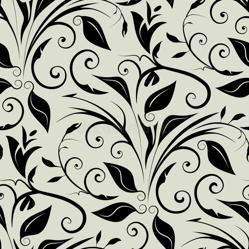 Vintage Wallpaper Pattern stock illustration. Illustration of pattern ...