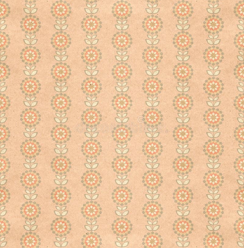Seamless Wallpaper Pattern. Stock Illustration - Illustration of summer ...