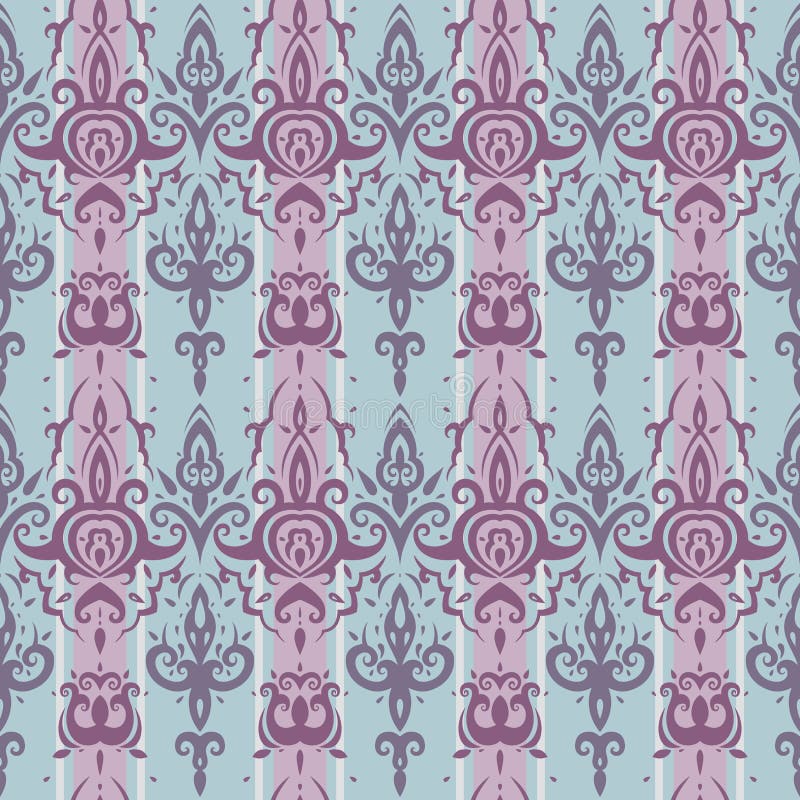 Seamless Wallpaper Pattern. Stock Vector - Illustration of luxury ...