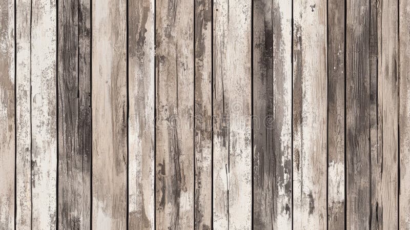 Seamless Rustic Wood Plank Wallpaper in Neutral Tones Stock ...