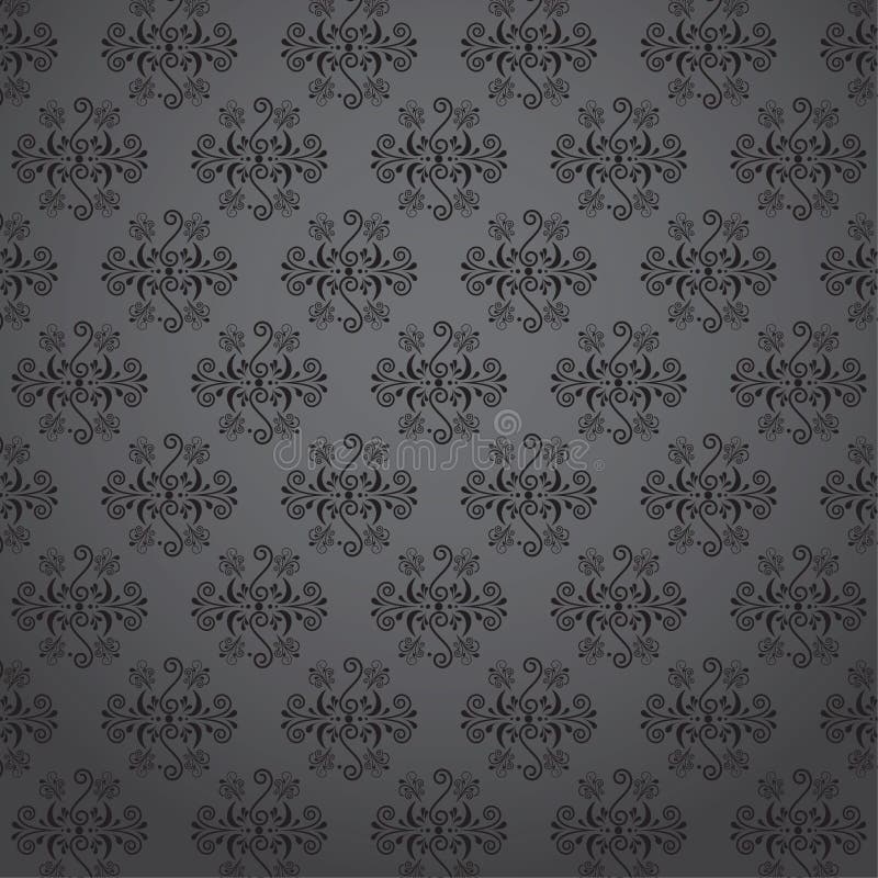 Seamless Wallpaper Pattern - Illustration. Stock Vector - Illustration ...