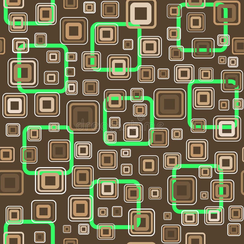 Seamless Wallpaper with Squares Stock Vector - Illustration of ...