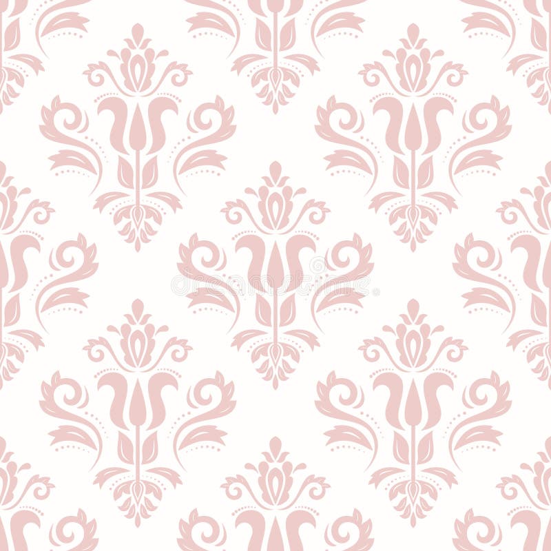 Seamless Wallpaper in the Style of Baroque Stock Illustration ...