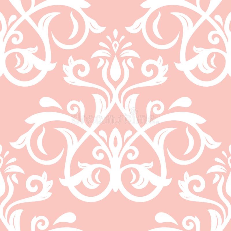 Seamless Wallpaper in the Style of Baroque Stock Illustration ...