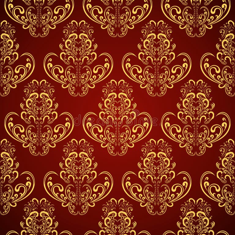 Red Regency Wallpaper Stock Illustrations – 90 Red Regency Wallpaper ...