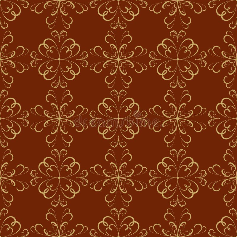 Seamless Wallpaper Tile Design Stock Vector - Illustration of circle ...