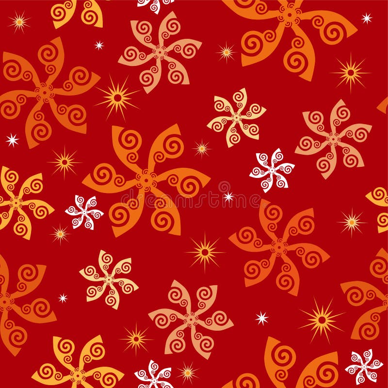 Seamless Wallpaper Tile Design Abstract Illustrati Stock Vector ...