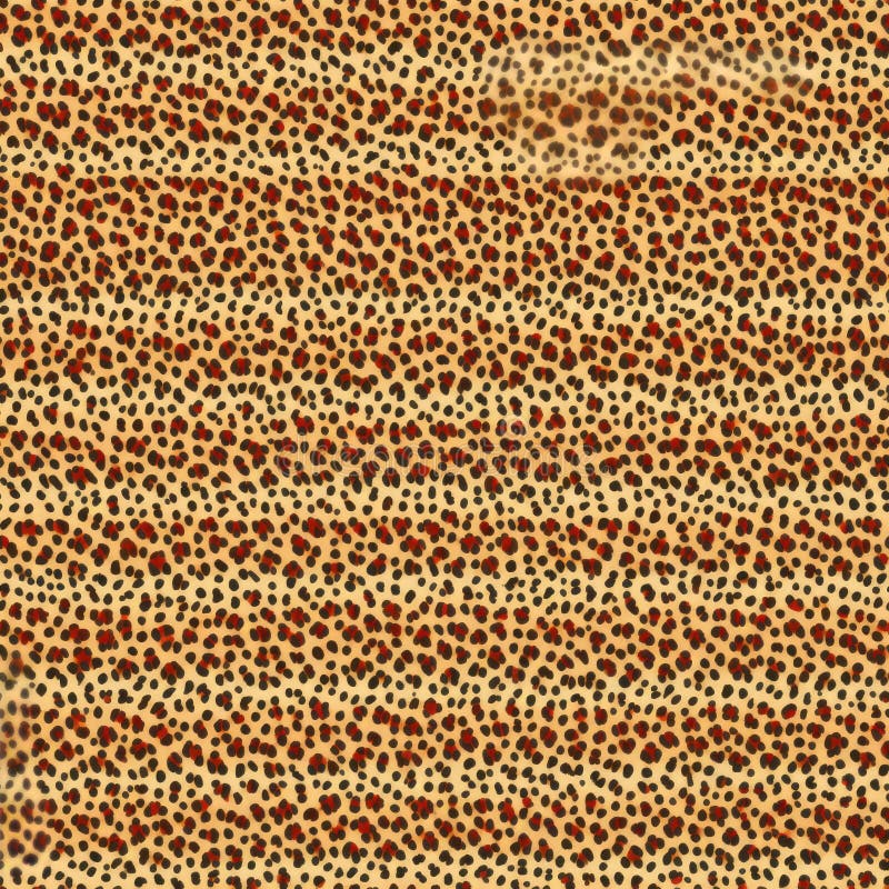 Seamless Warm Toned Leopard Print Pattern. Warm-colored Seamless ...