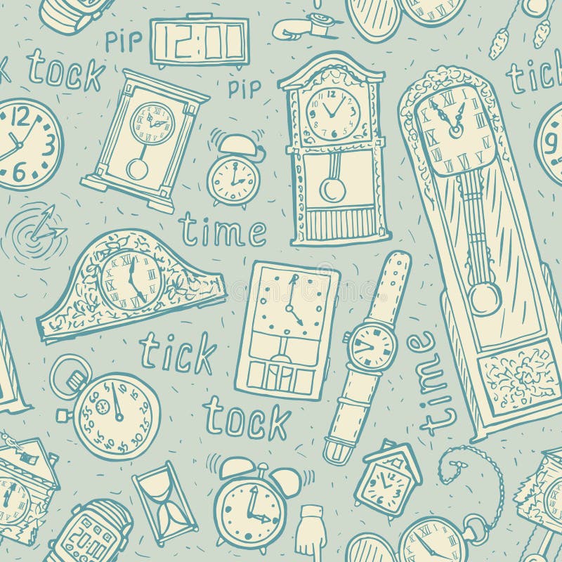 Set of time symbols stock vector. Illustration of design - 19665313