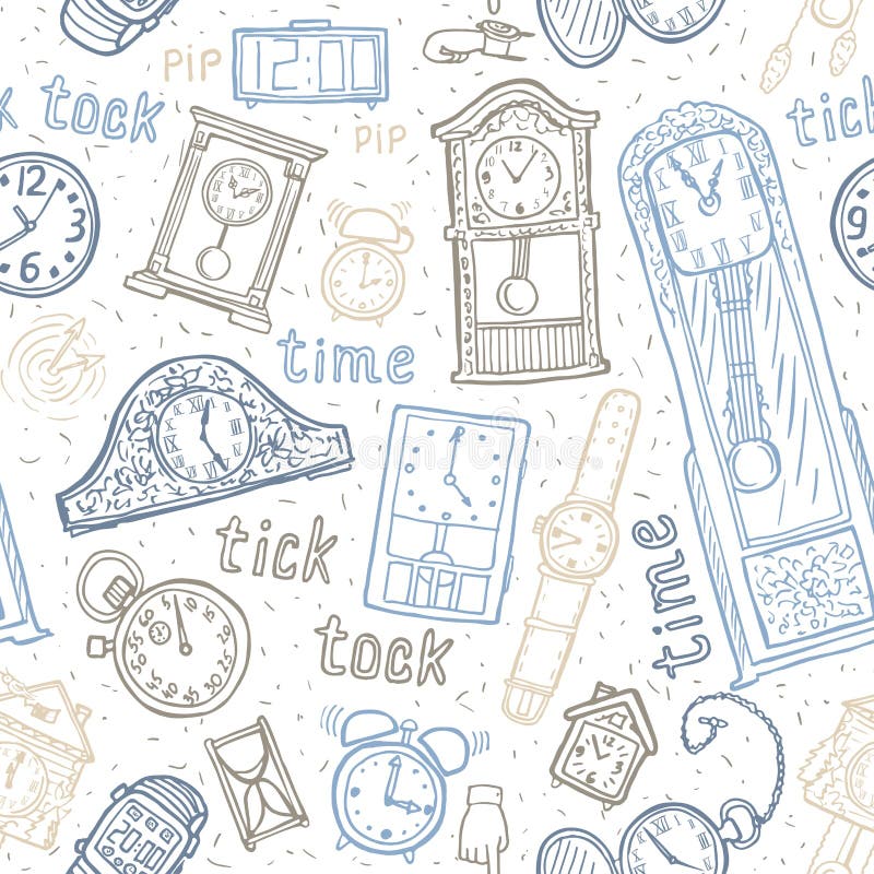 Set of time symbols stock vector. Illustration of design - 19665313