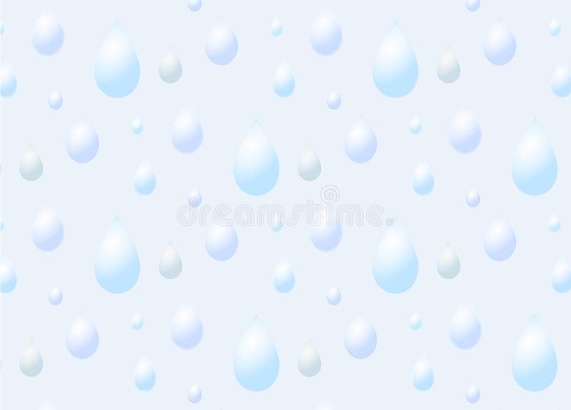 Seamless Water Drops Texture Pattern Drawing Background in Grey Colors ...
