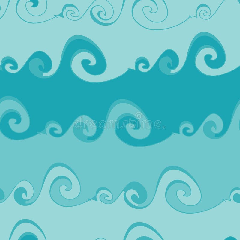 Seamless water pattern stock vector. Illustration of white - 9689166