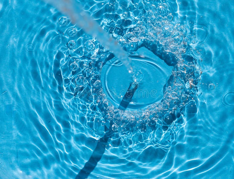 Seamless Water Surface Texture with Ripples and Reflections Stock Photo ...