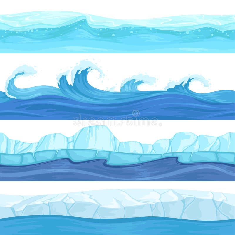Dripping Water Animation, Water Splashes for Game Development. Dropping ...