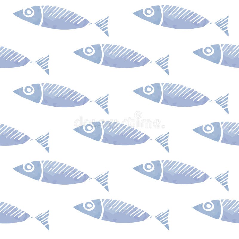Fish seamless pattern stock vector. Illustration of sealife - 21678507