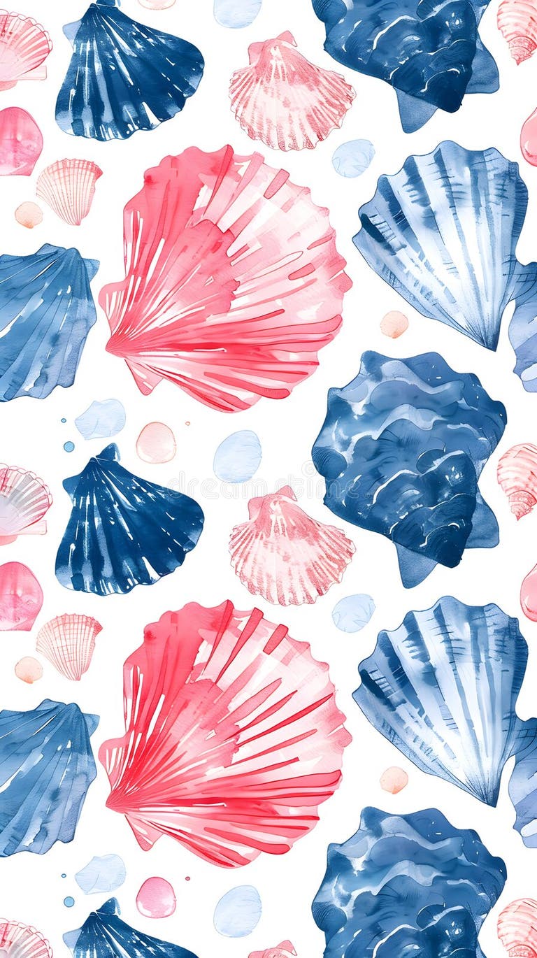 318 Seashell Watercolor Pink Stock Photos - Free & Royalty-Free Stock ...