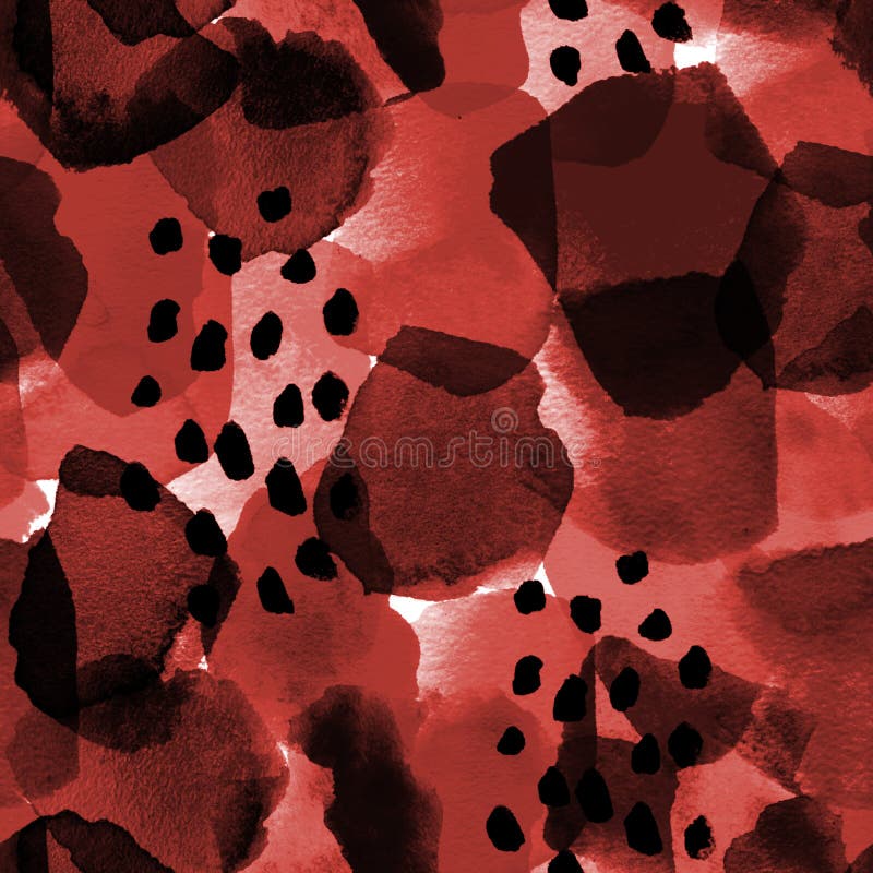 Watercolour Red Paint Spots Stock Illustrations – 881 Watercolour Red ...