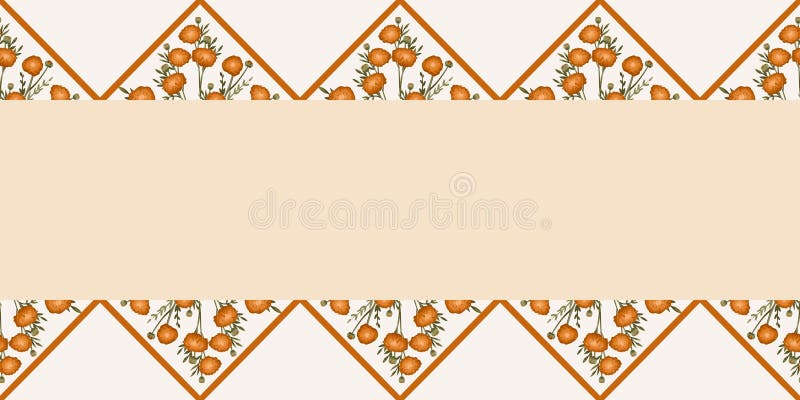 Seamless Watercolour and Unique Floral Pattern Background Stock ...