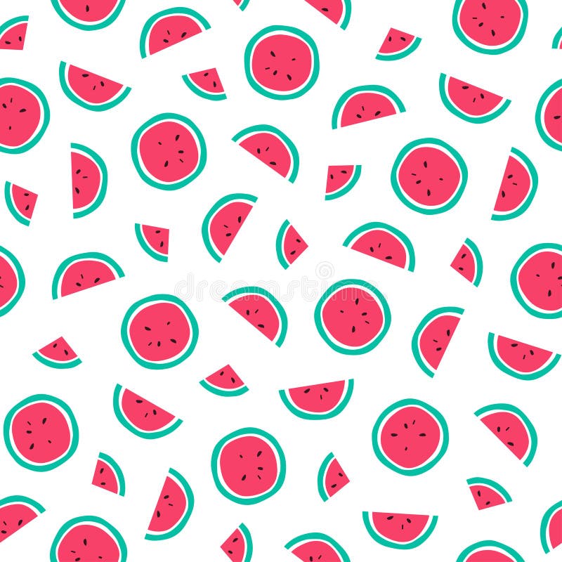 Seamless Pattern of Watermelon Stock Vector - Illustration of wallpaper ... Seamless Pattern of Watermelon Stock Vector - Illustration of wallpaper ...