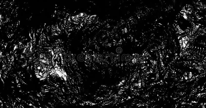 Seamless Wave Black Background Fluid Metallic Black Color Abstract