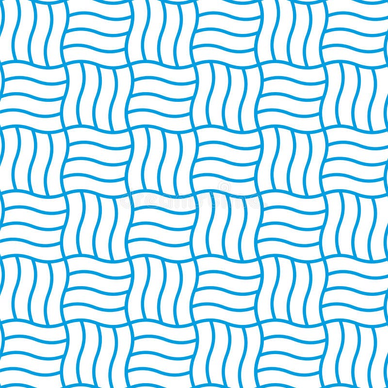 Seamless Wave or Fabric Texture in Blue. Stock Vector - Illustration of ...