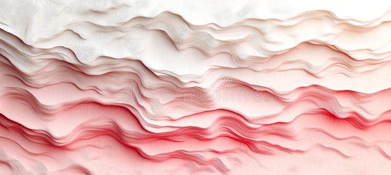 Seamless Wave Gradient, Light Red To Pastel Pink, for Website Headers ...