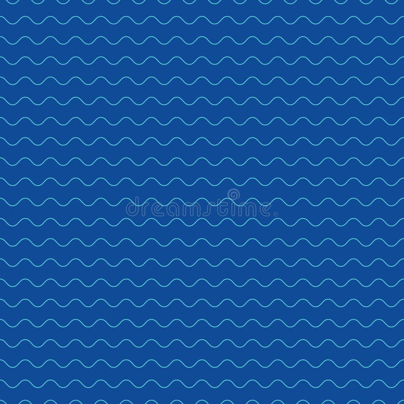 Seamless Wave Pattern and Background Vector Illustration Stock Vector ...