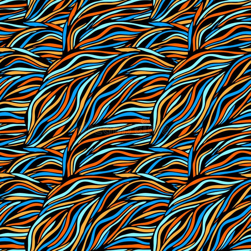 Seamless wave pattern stock vector. Illustration of creative - 56421172