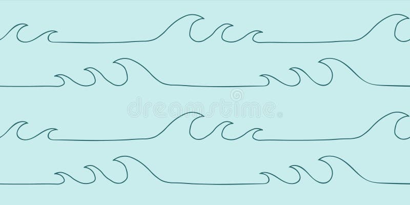 Wave Continuous Line Stock Illustrations – 4,629 Wave Continuous Line ...