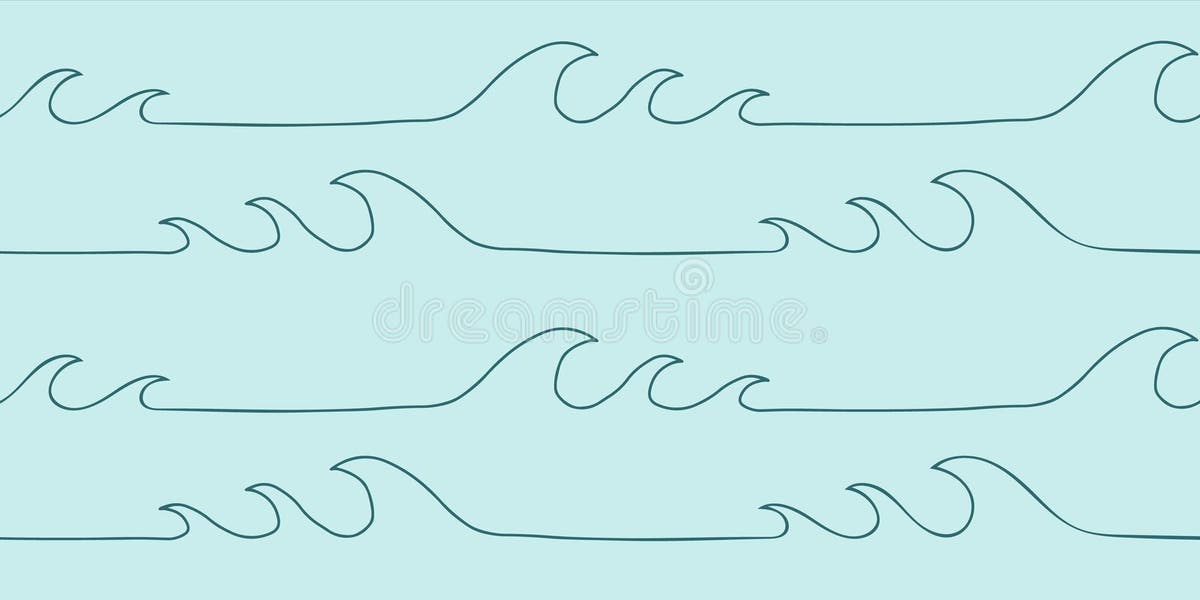 Wave Continuous Line Stock Illustrations – 4,629 Wave Continuous Line ...