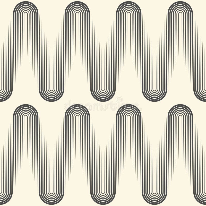 Minimal Stripe Graphic Design. Seamless Disco Pattern Stock Vector ...