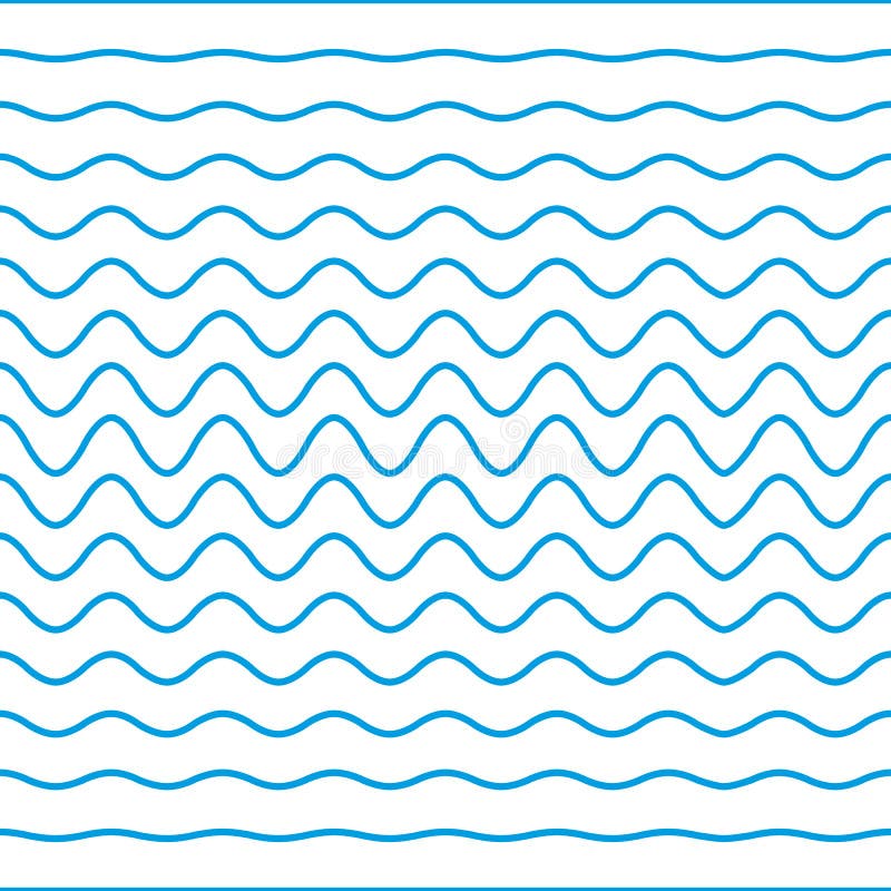 Seamless wave texture. stock vector. Illustration of decoration - 172357819