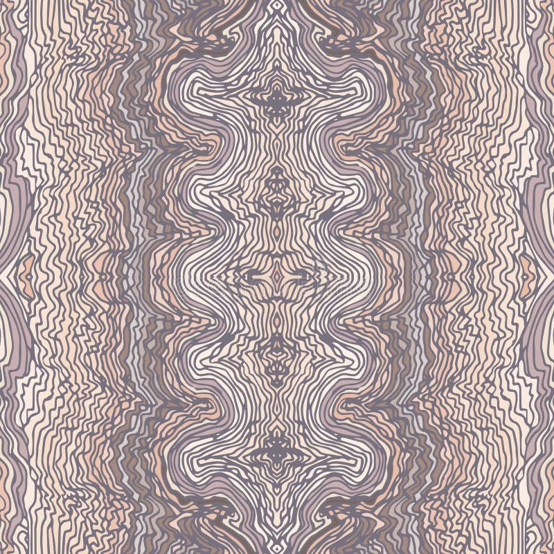 Seamless Waves Hand-drawn Pattern Stock Vector - Illustration of river ...