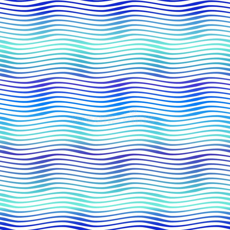 River Flow Graphical Lines Seamless Pattern Stock Illustration ...