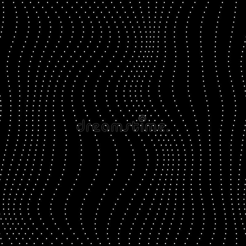 Seamless Wavy Array of Dots Pattern for Print or Digital Use Stock ...