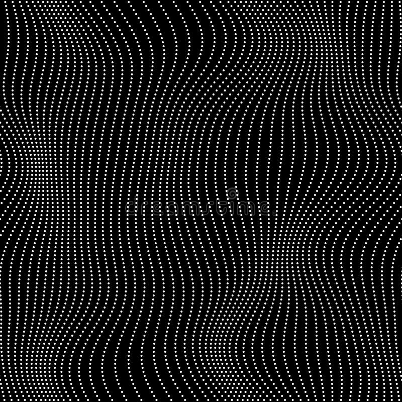 Seamless Wavy Array of Dots Pattern for Print or Digital Use Stock ...