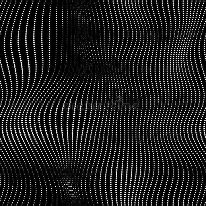 Seamless Wavy Array of Dots Pattern for Print or Digital Use Stock ...
