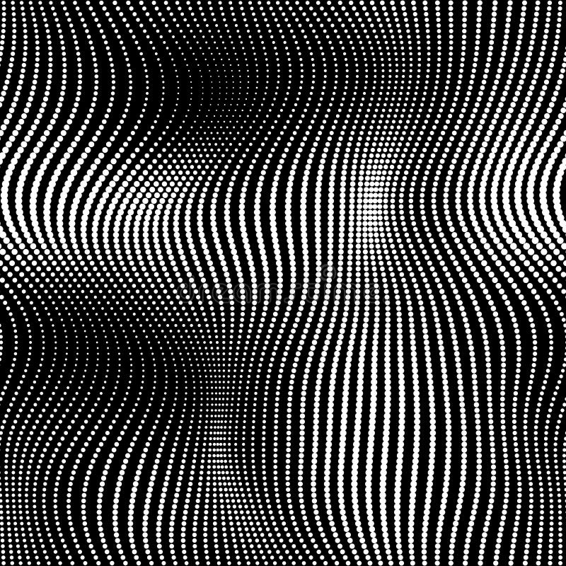 Seamless Wavy Array of Dots Pattern for Print or Digital Use Stock ...